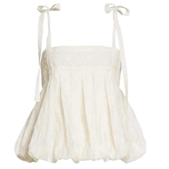 Rebecca Taylor | Tops | Rebecca Taylor Snow White Allegra Tiestrap ...